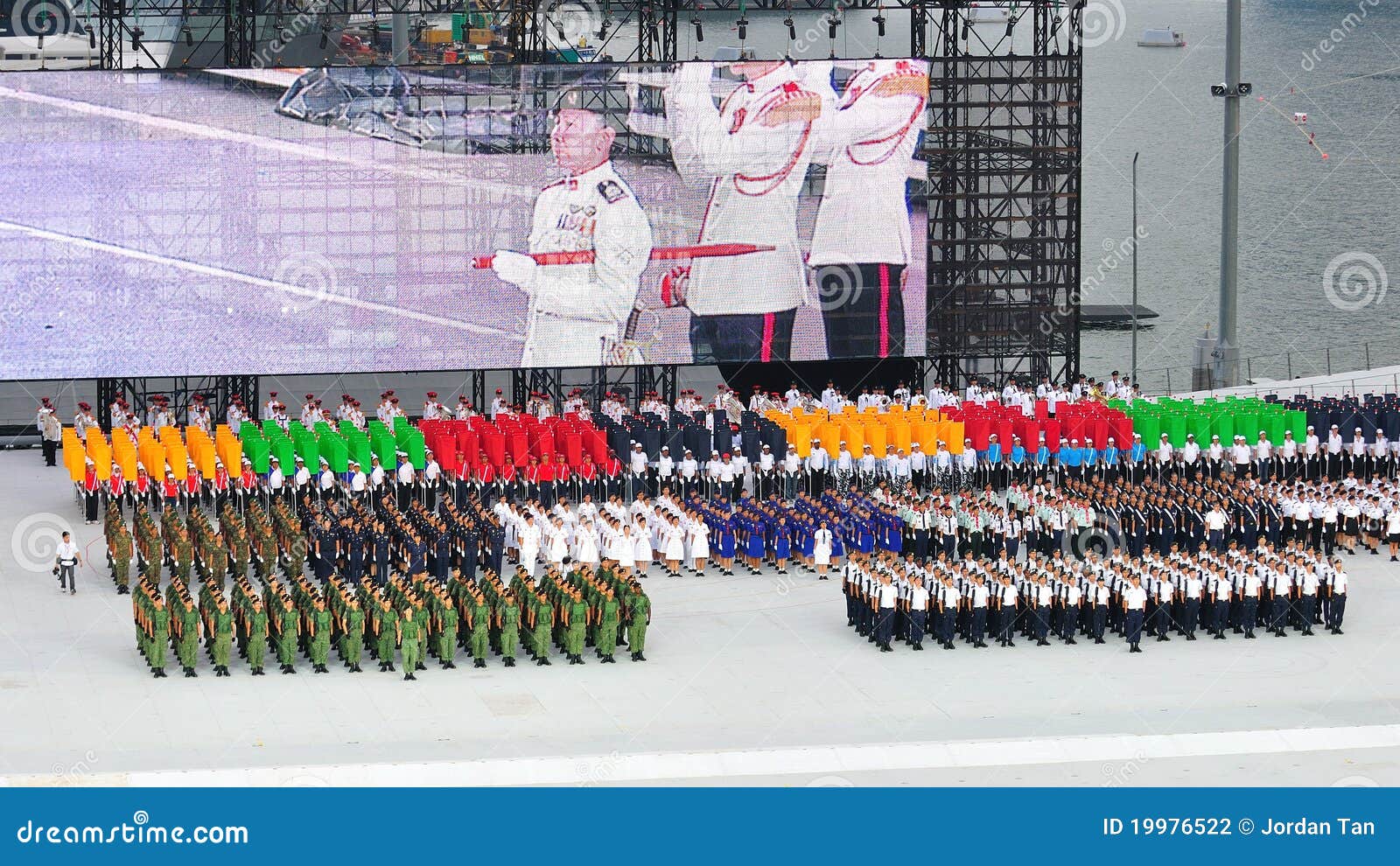 Uniformed Groups Marching at NDP 2011 Editorial Photography - Image of ...