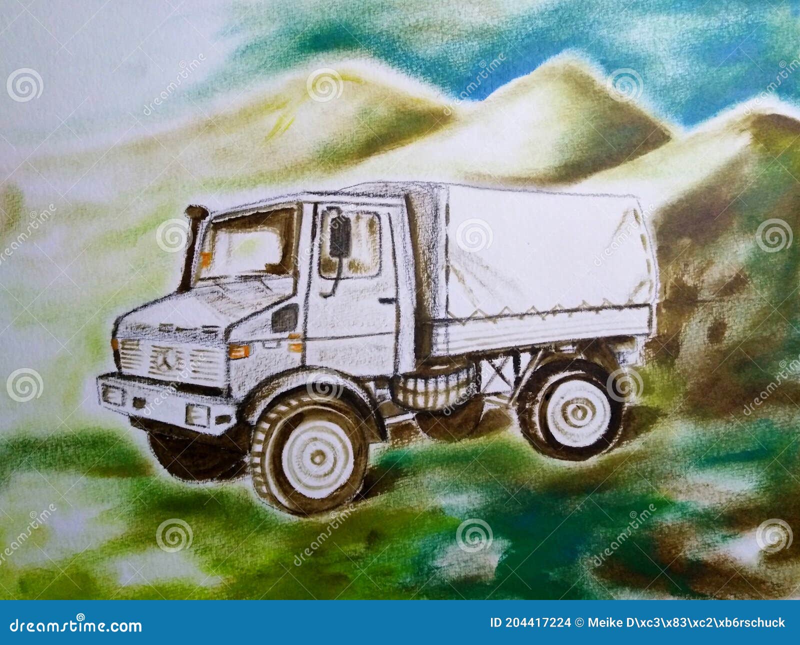 Unimog Stock Illustrations – 1 Unimog Stock Illustrations, Vectors ...
