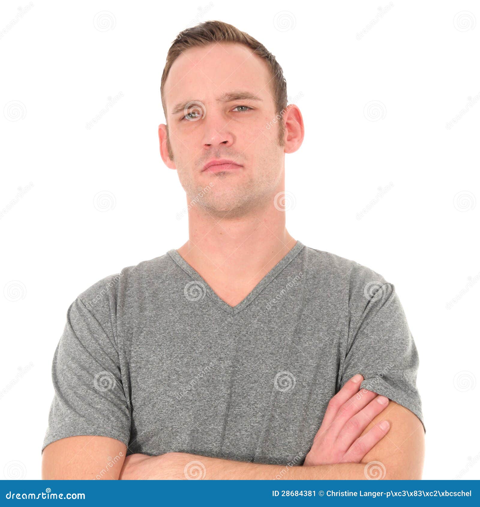 Unimpressed young man stock image. Image of confident - 28684381