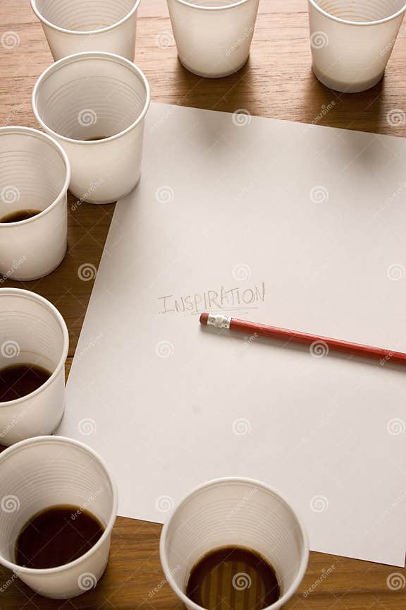 Uninspired. stock image. Image of desk, paper, inspire - 498395