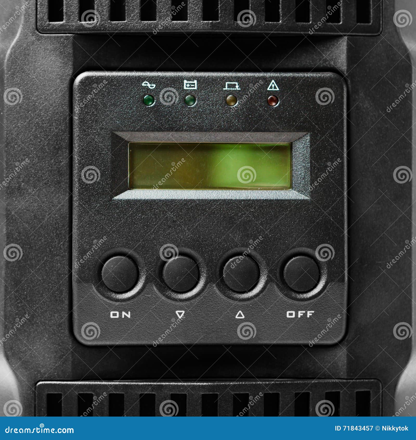 Uninterruptible Power Supply (ups) Controller Stock Image - Image of ...