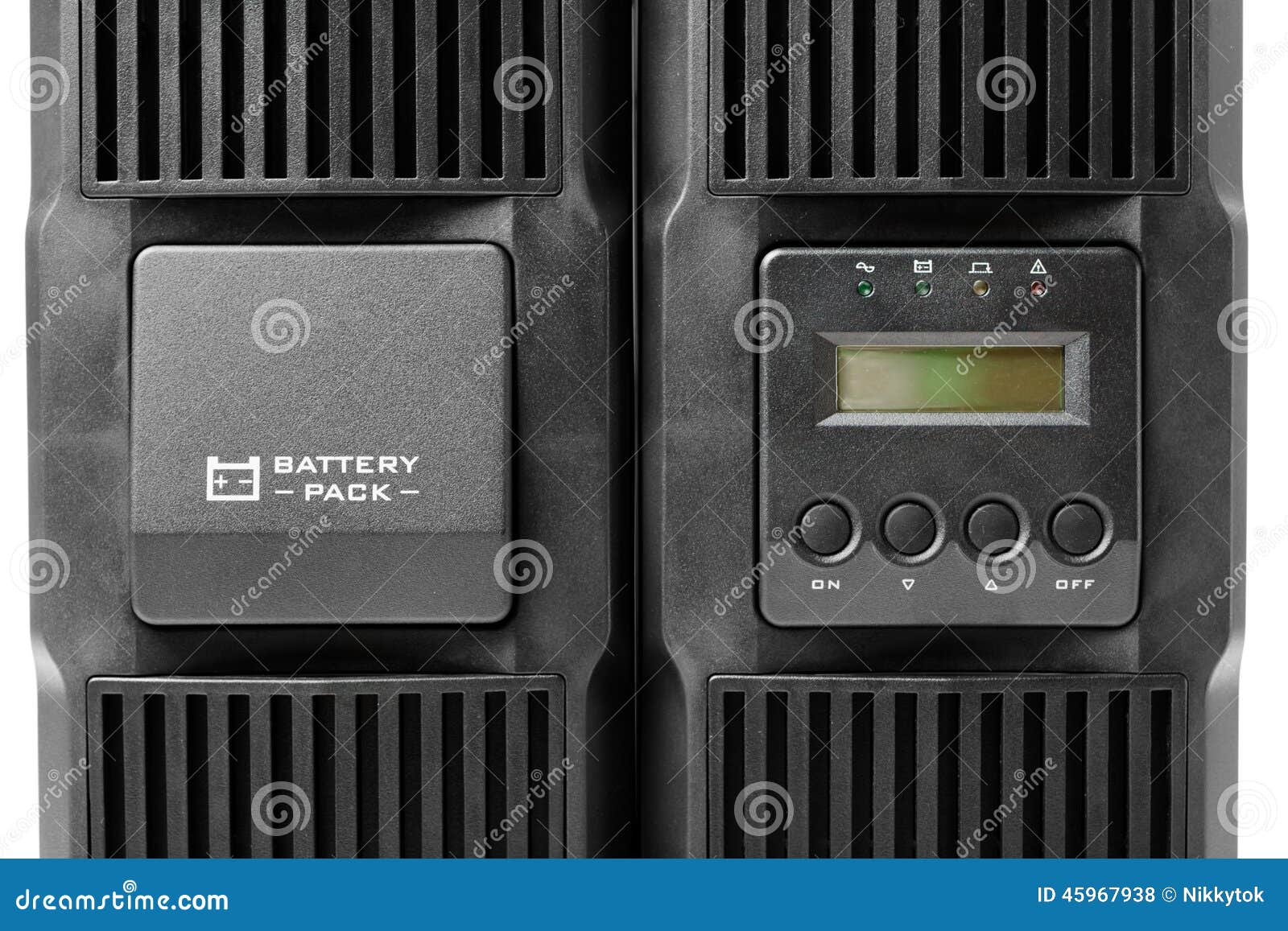 Uninterruptible Power Supply. Backup Power UPS With Battery Isolated On ...