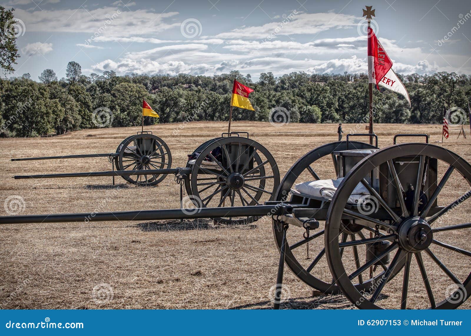 Union Army Caissons stock image. Image of field, ammunition - 62907153