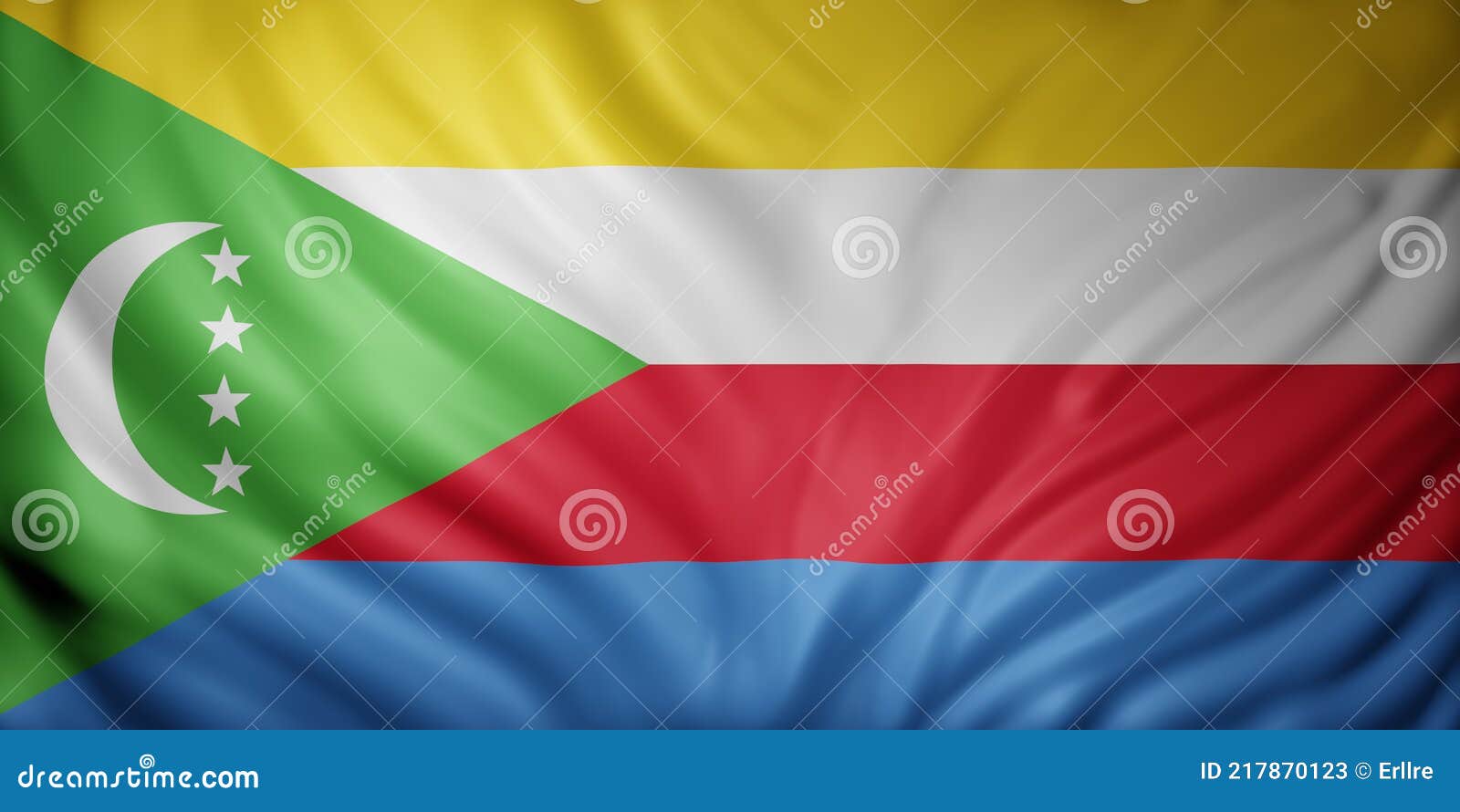 Union Of The Comoros Map Silhouette. Stock Illustration | CartoonDealer ...