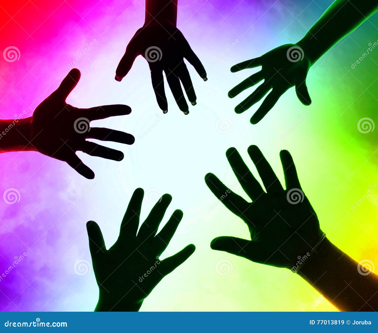 Union stock image. Image of finger, friends, colors, light - 77013819