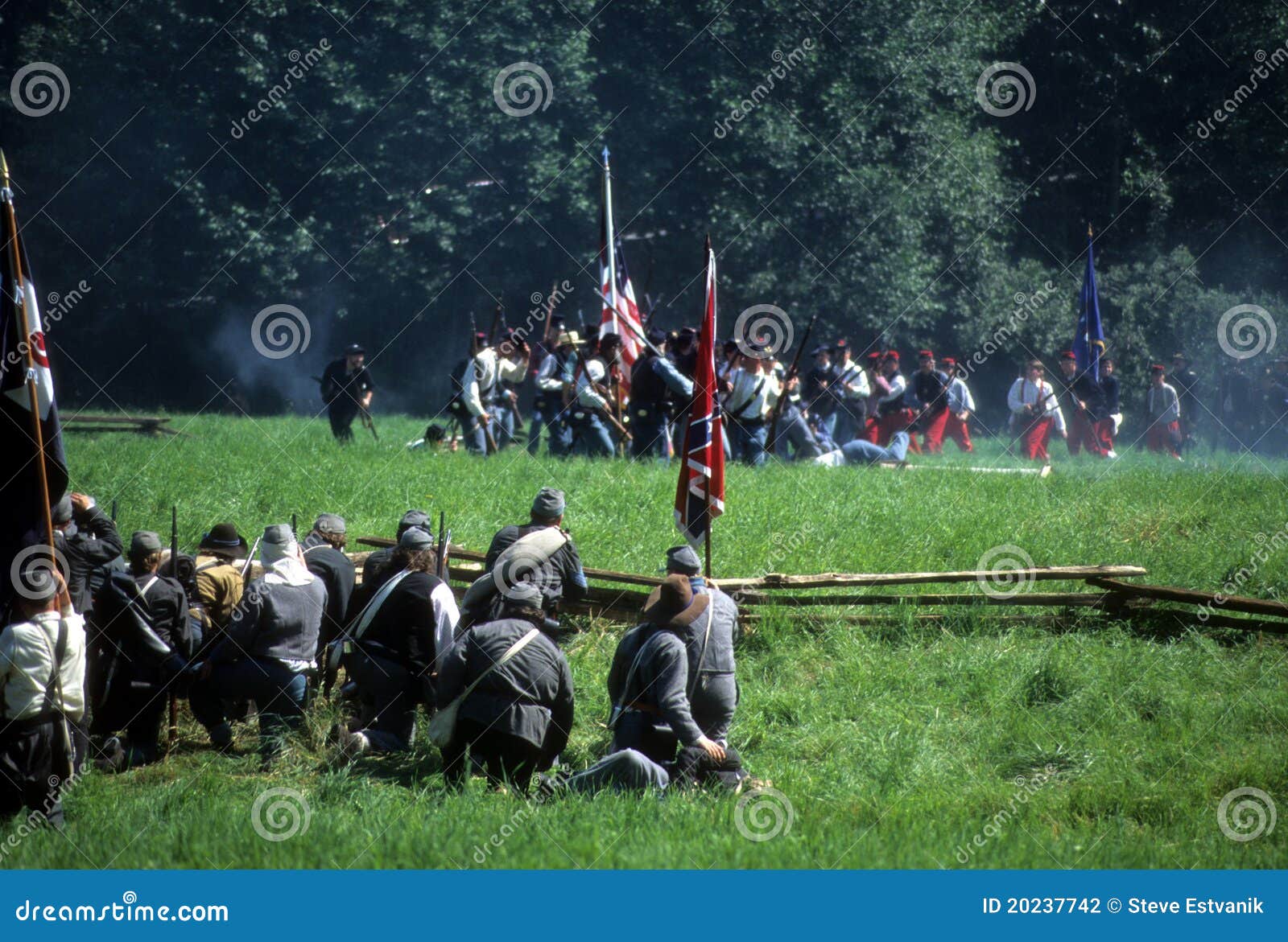 Union infantry fires editorial photography. Image of civil - 20237742