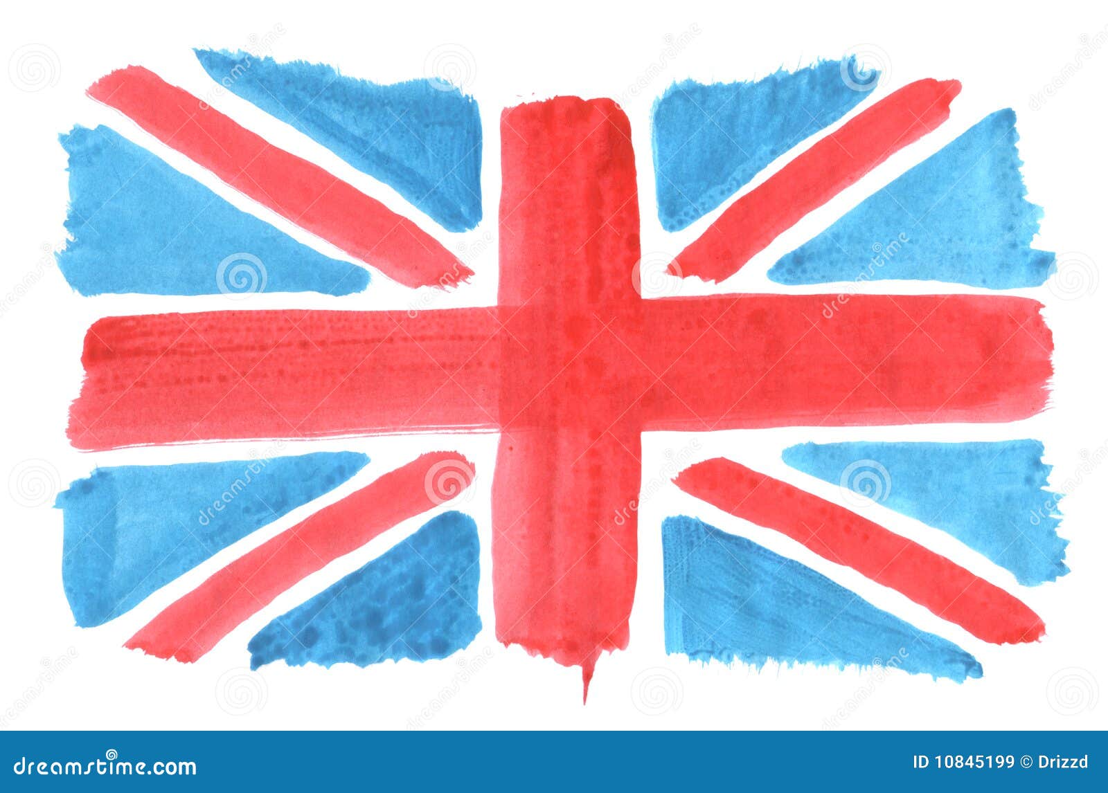Union jack stock illustration. Illustration of brushed - 10845199
