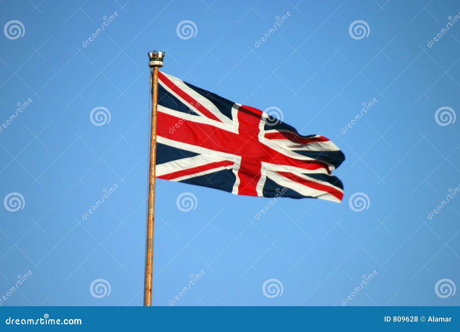 Union Jack stock photo. Image of flag, flagpole, traditional - 809628