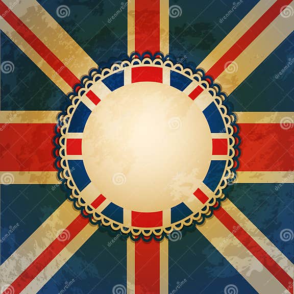 Union jack and border stock illustration. Illustration of flag - 25034799