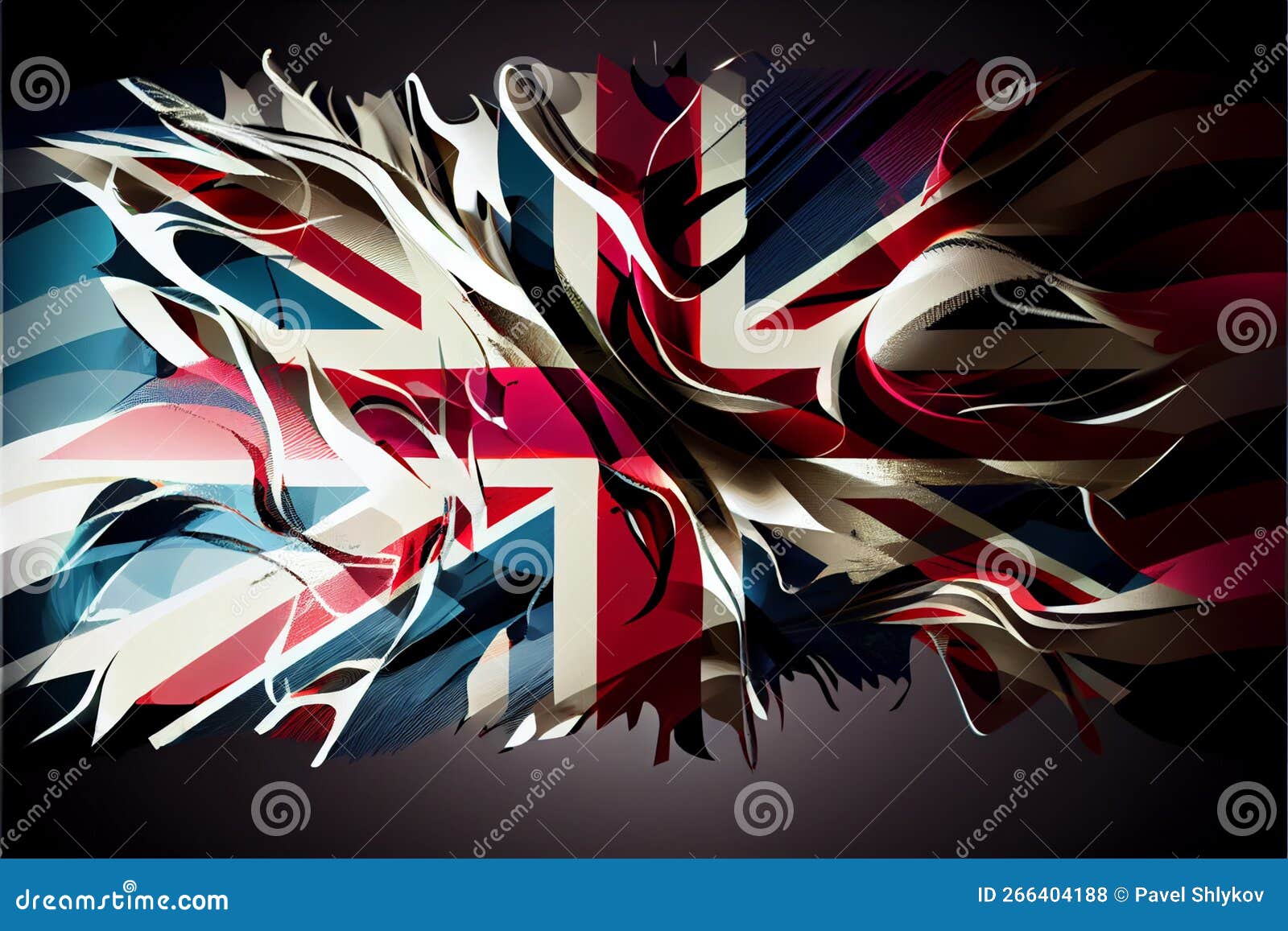 Union Jack Abstract for Background Stock Illustration - Illustration of ...