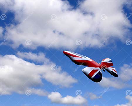 Union Jack butterfly stock image. Image of flutter, flight - 813253