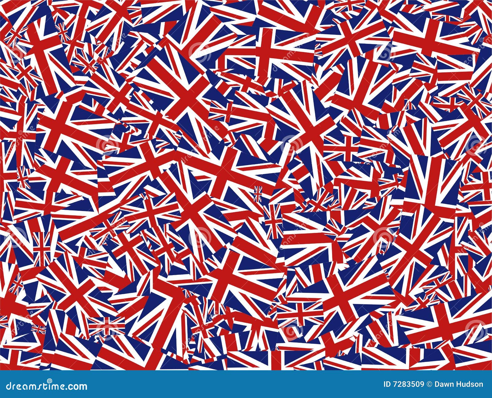 Union jack collage stock illustration. Illustration of flags - 7283509