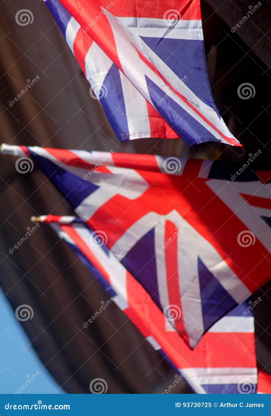 Union Jack Flags stock image. Image of troopingofthecolour - 93730725