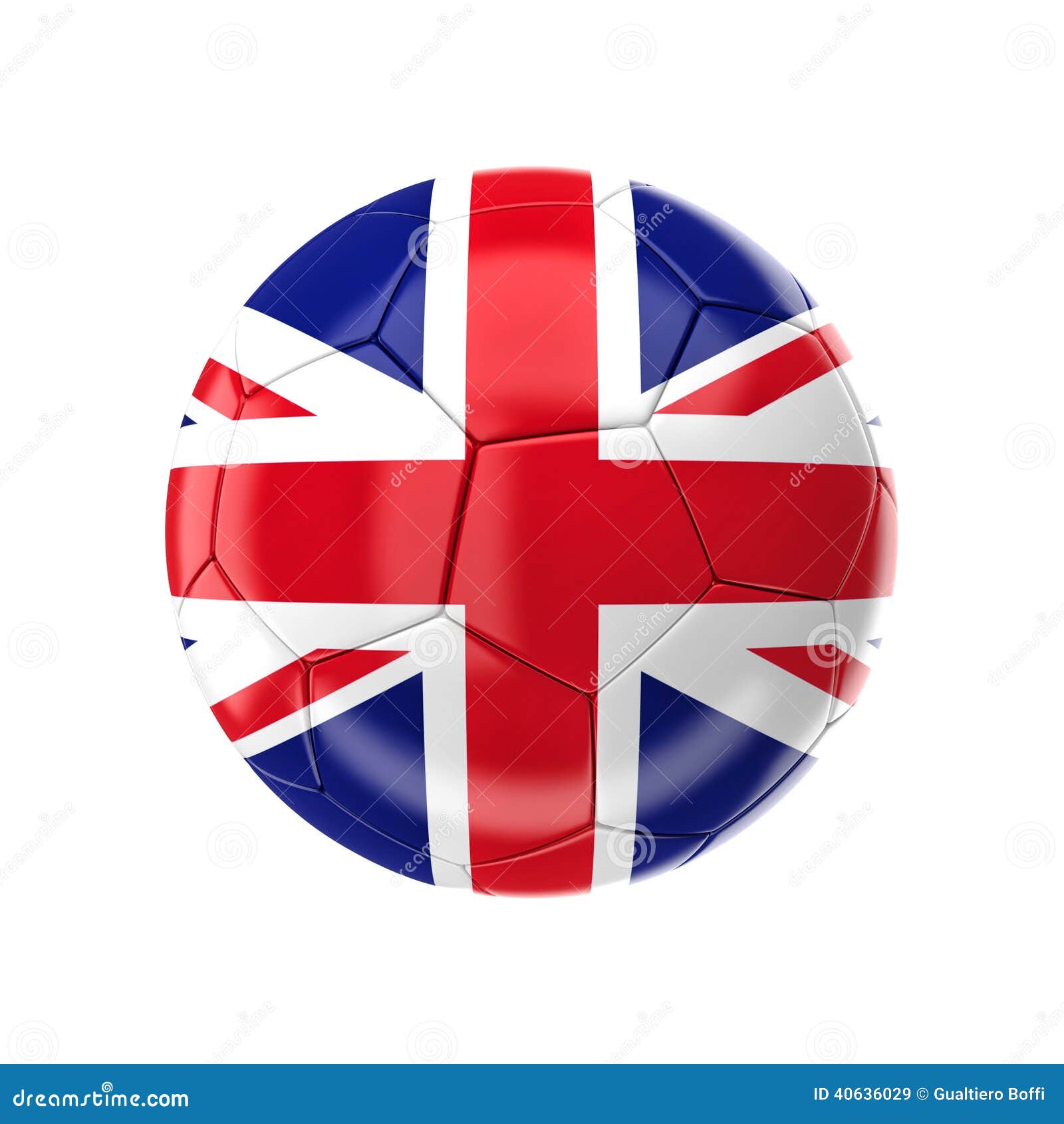 Union Jack soccer ball stock illustration. Illustration of sphere ...