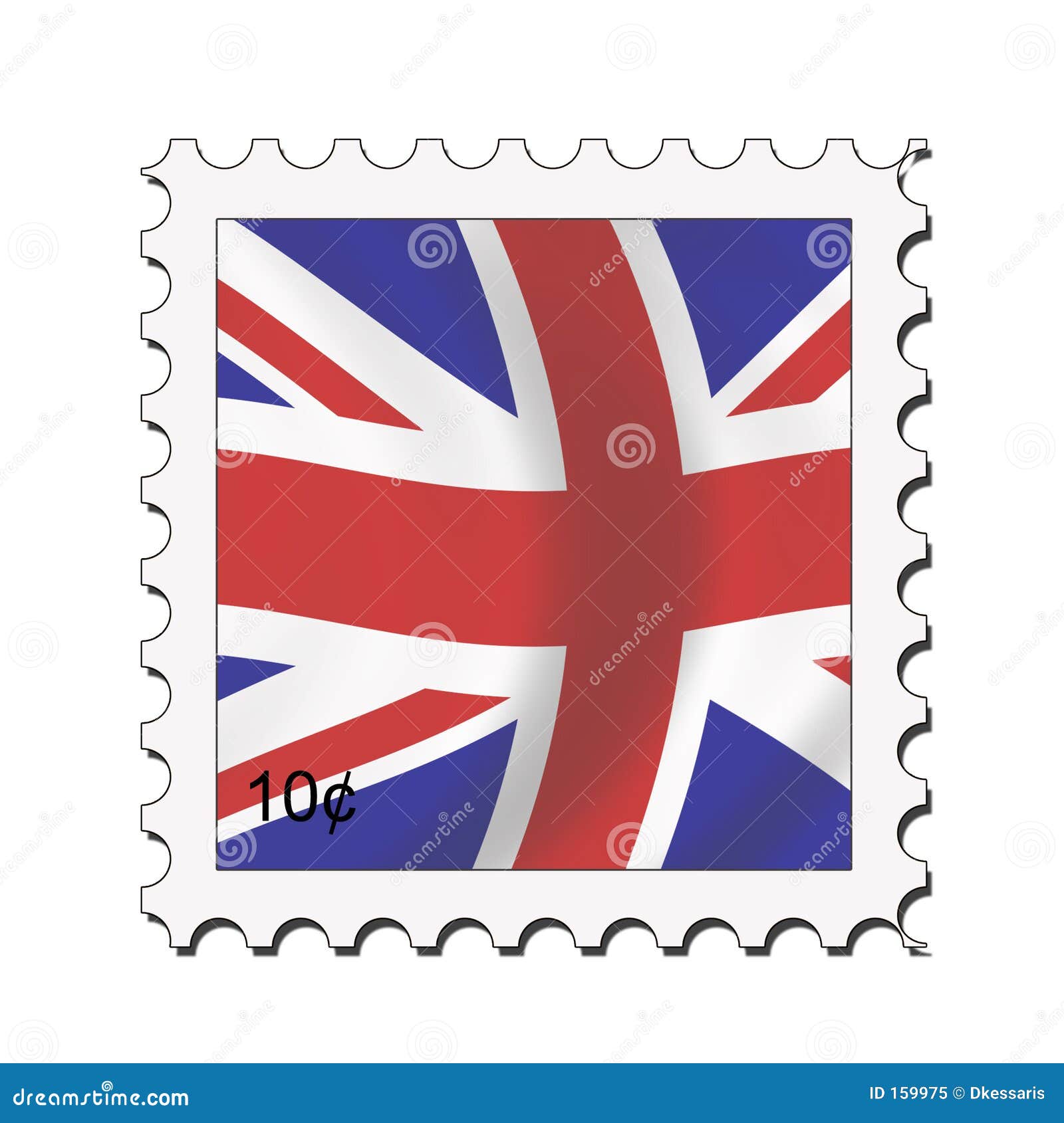 Union jack stamp stock illustration. Illustration of nation - 159975