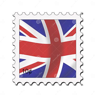 Union jack stamp stock illustration. Illustration of nation - 159975