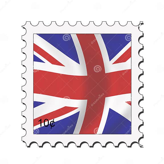 Union jack stamp stock illustration. Illustration of nation - 159975
