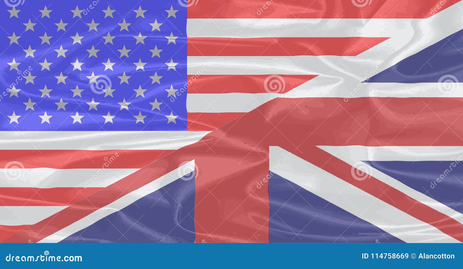Union Jack and Stars and Stripes Stock Vector - Illustration of tourism ...