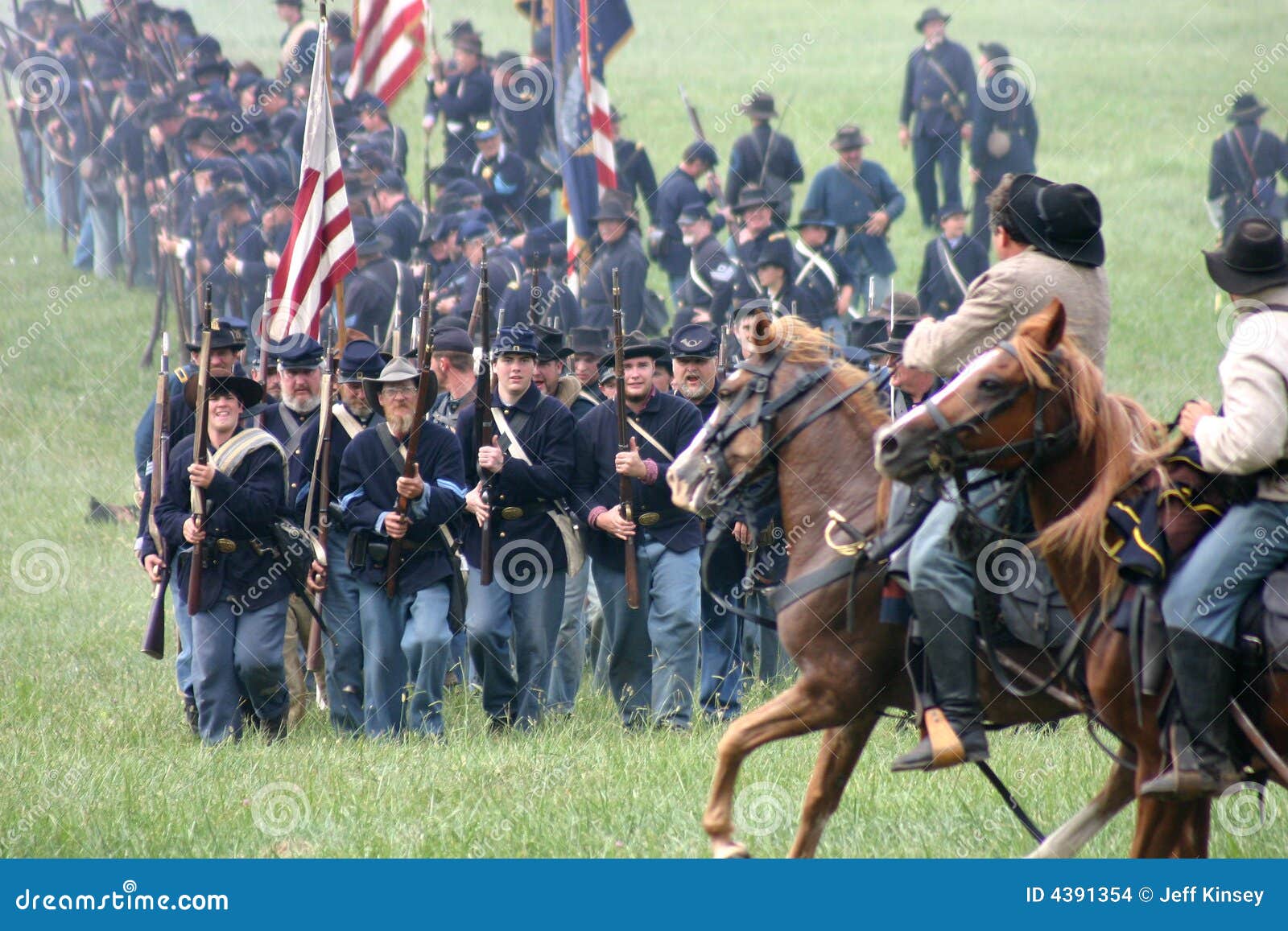 Union March editorial stock image. Image of campaign, reenactment - 4391354