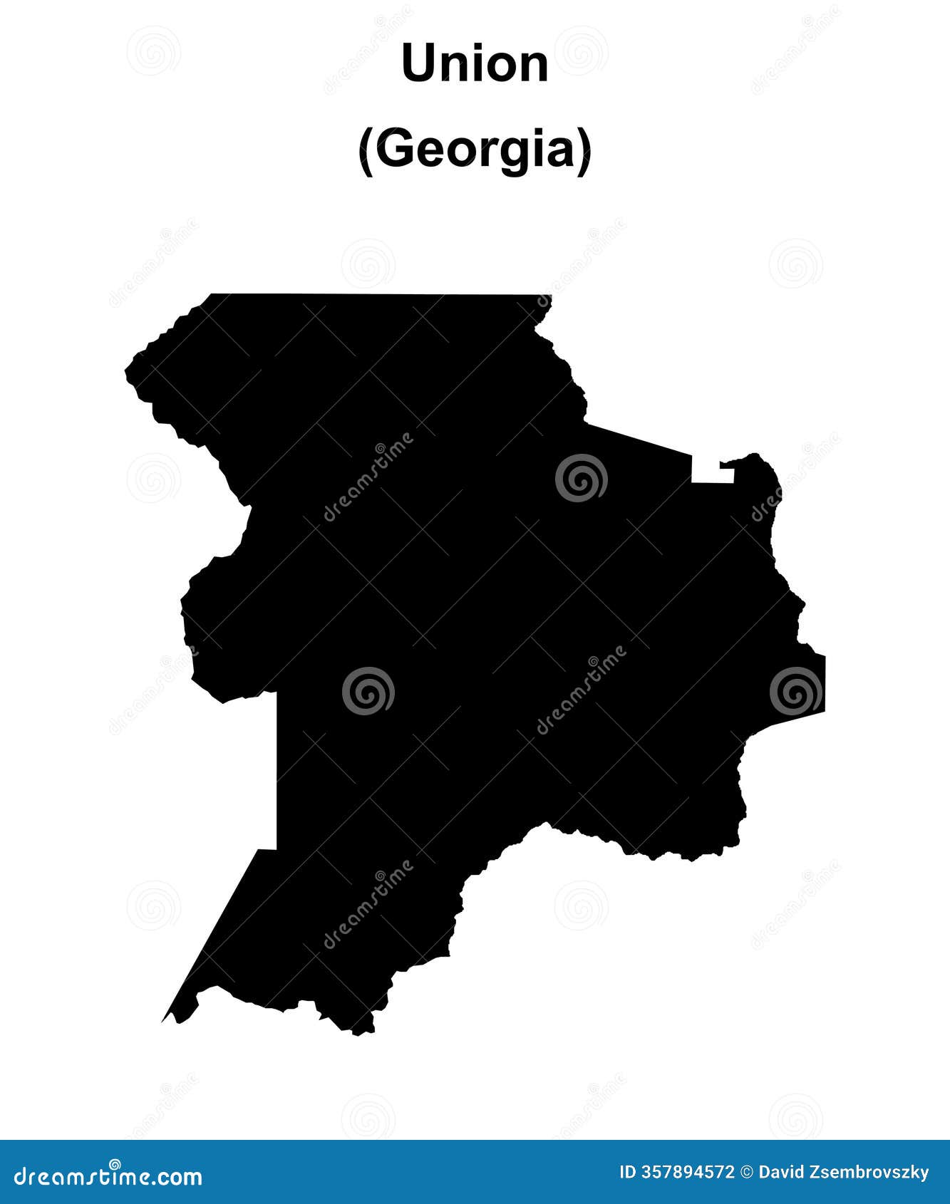 Union Outline Map Vector Illustration | CartoonDealer.com #324000452