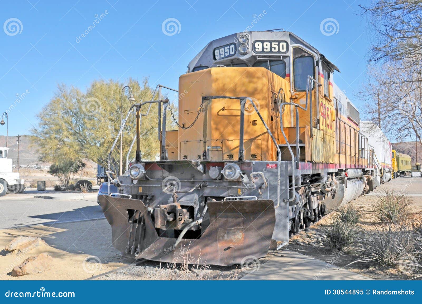 Union Pacific Locomotive stock image. Image of retro - 38544895