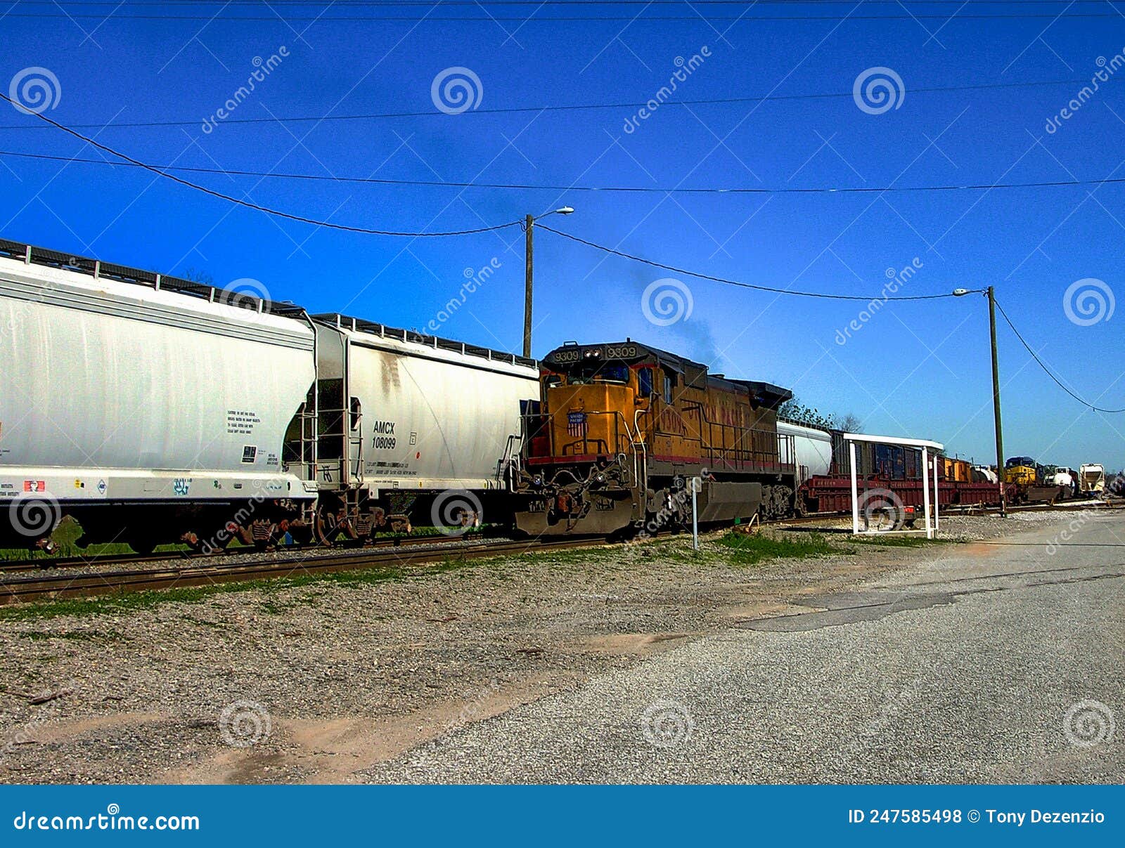 Union Pacific # 9309 at Pensacola CSX Train Yard Editorial Stock Photo ...