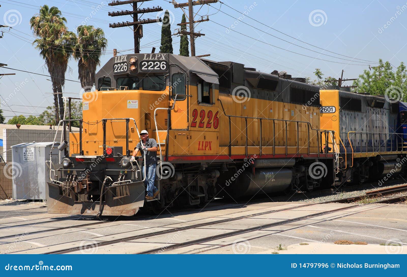 Union Pacific Train in Los Angeles County, CA Editorial Photo - Image ...