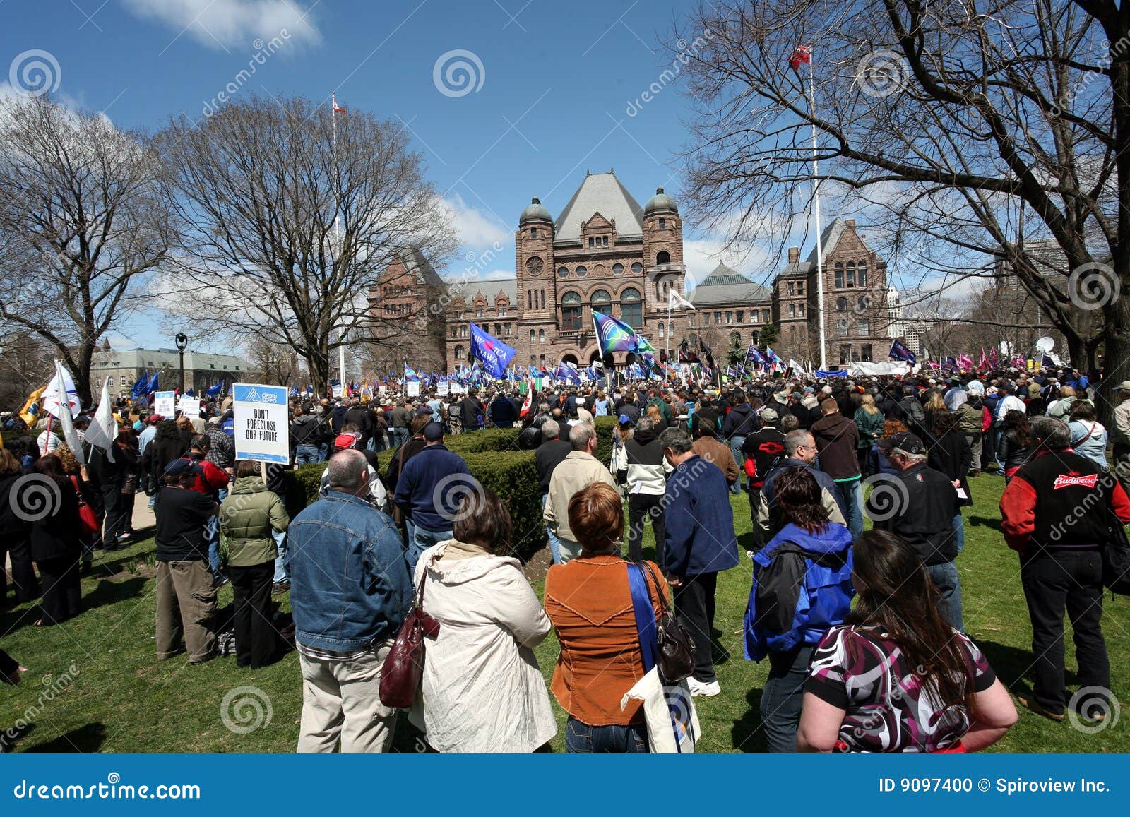 Union protest editorial image. Image of sign, canada, auto - 9097400
