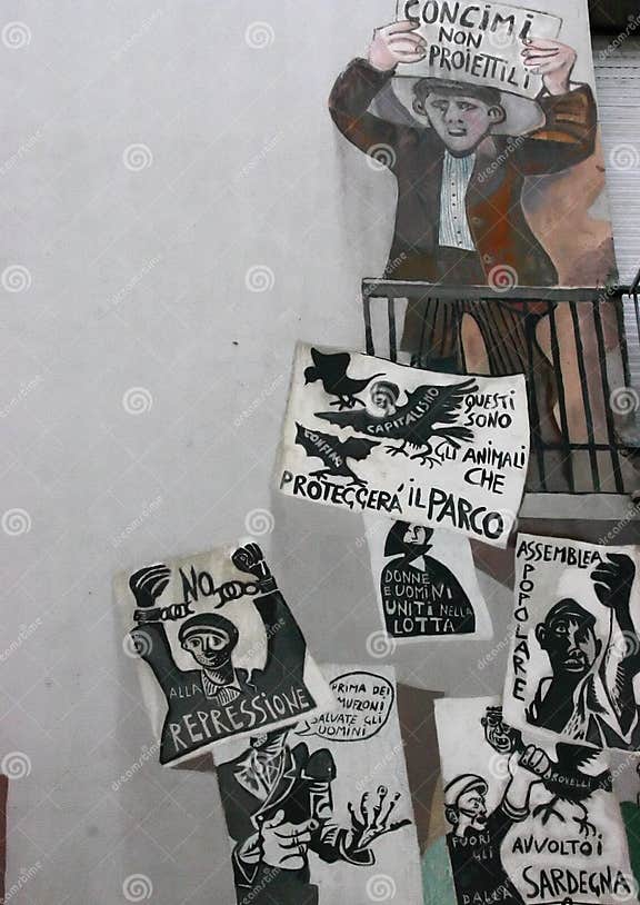 Union protest posters editorial stock image. Image of street - 20237779