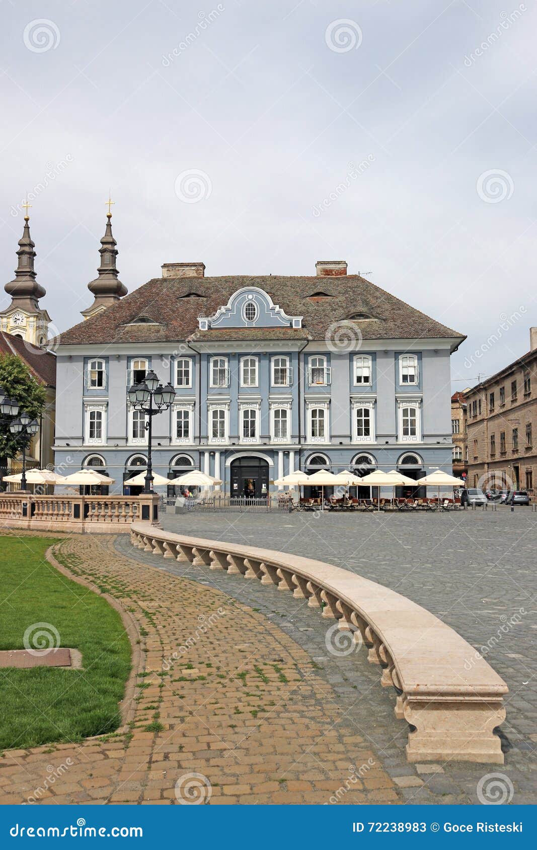 Union Square Old Building Timisoara Stock Image - Image of attraction ...