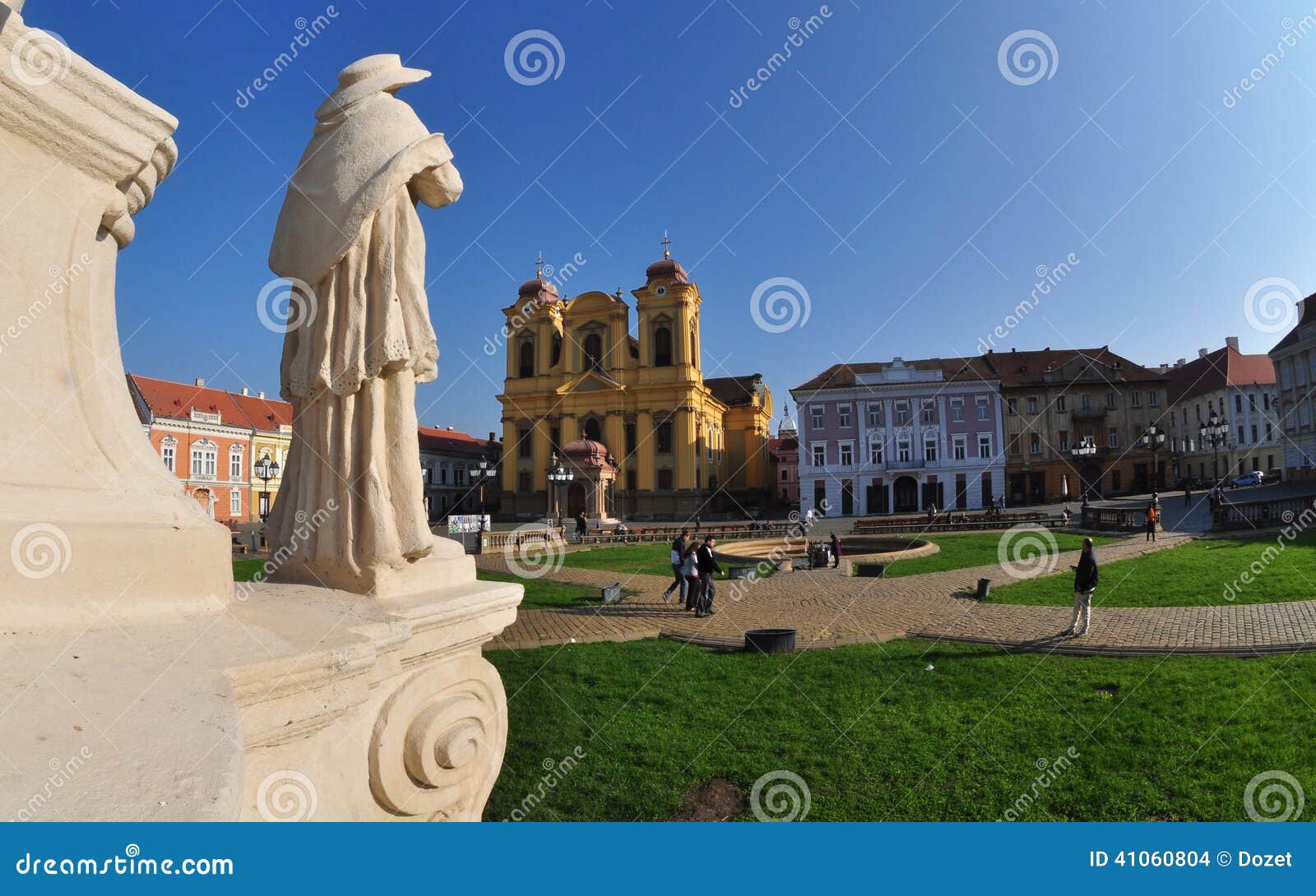 Union Square , Timisoara, Romania Editorial Stock Image - Image of ...