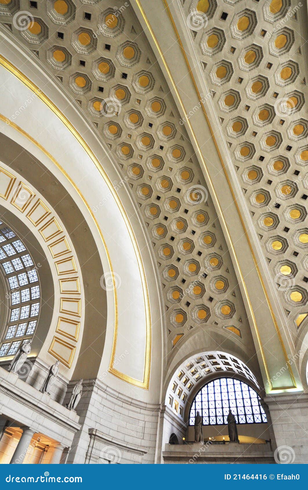 Union Station Ceiling stock photo. Image of ornate, station - 21464416