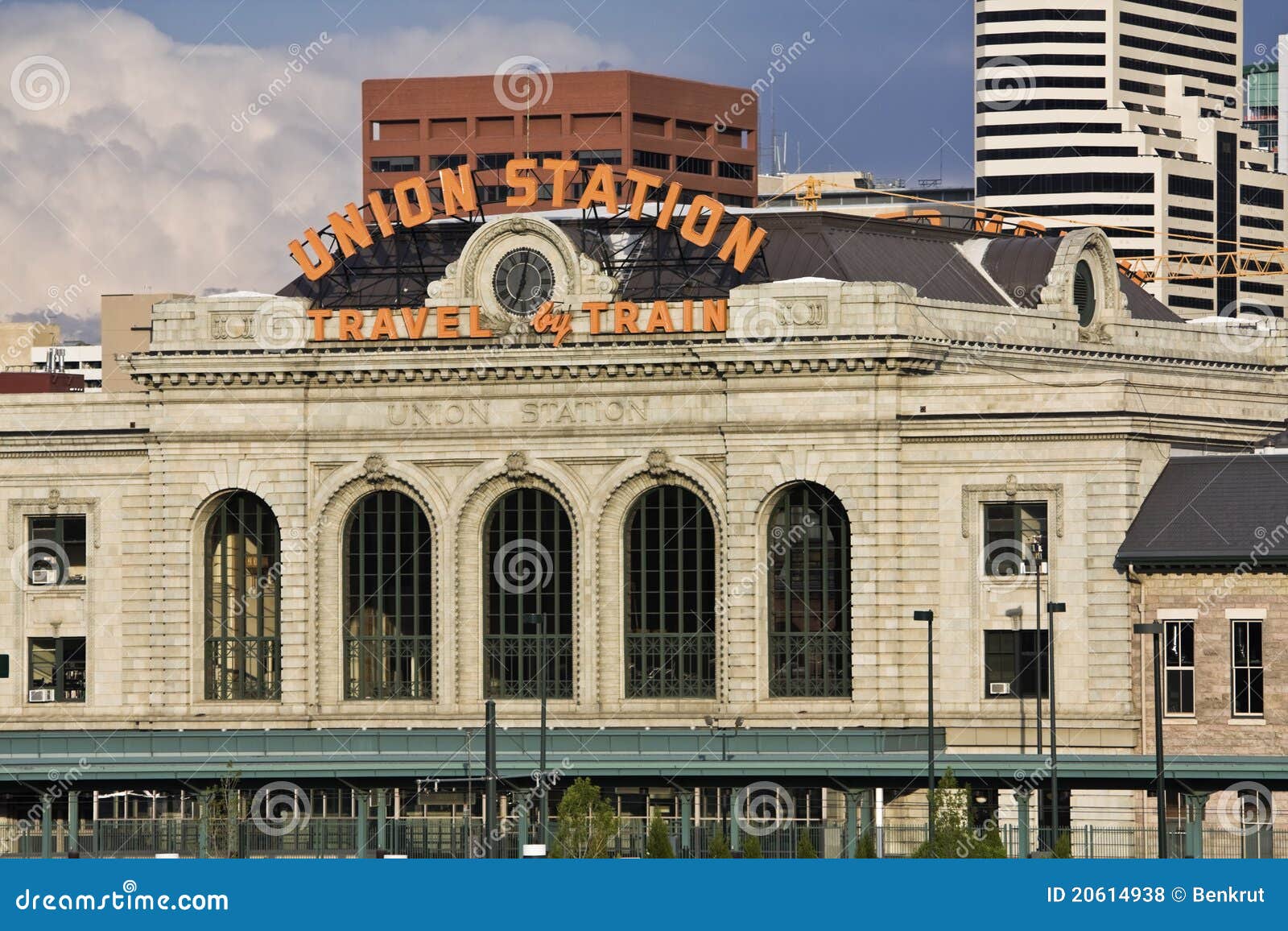 Union Station in Downtown of Denver Editorial Stock Photo - Image of ...