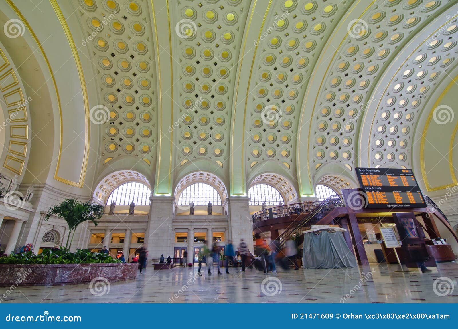 Union Station Interior - Washington DC USA Stock Image - Image of ...