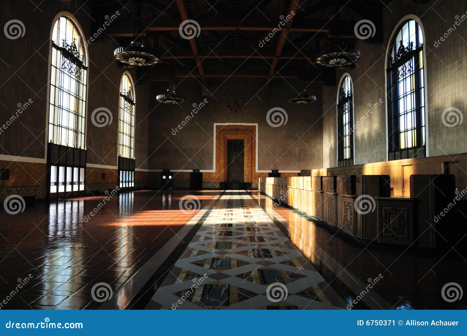 Union Station lobby stock image. Image of passage, floor - 6750371