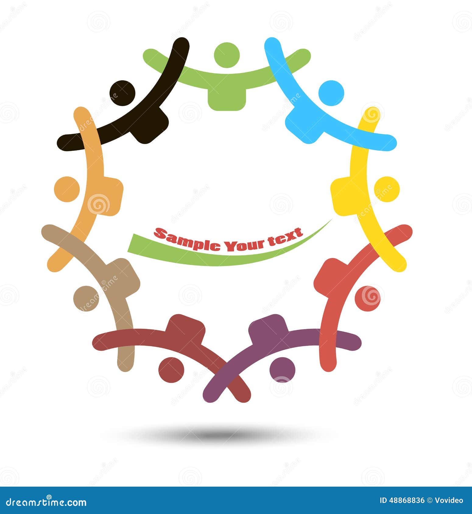 Union symbol stock vector. Illustration of hands, icon - 48868836