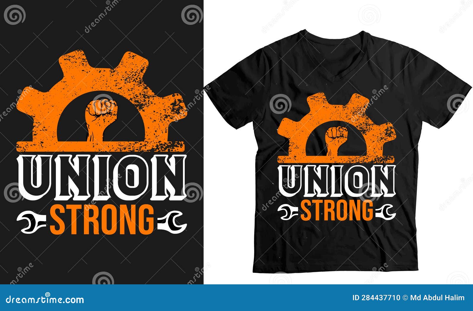 Union Workers T-Shirt Vector Template Design- Union Strong-Labor Stock ...