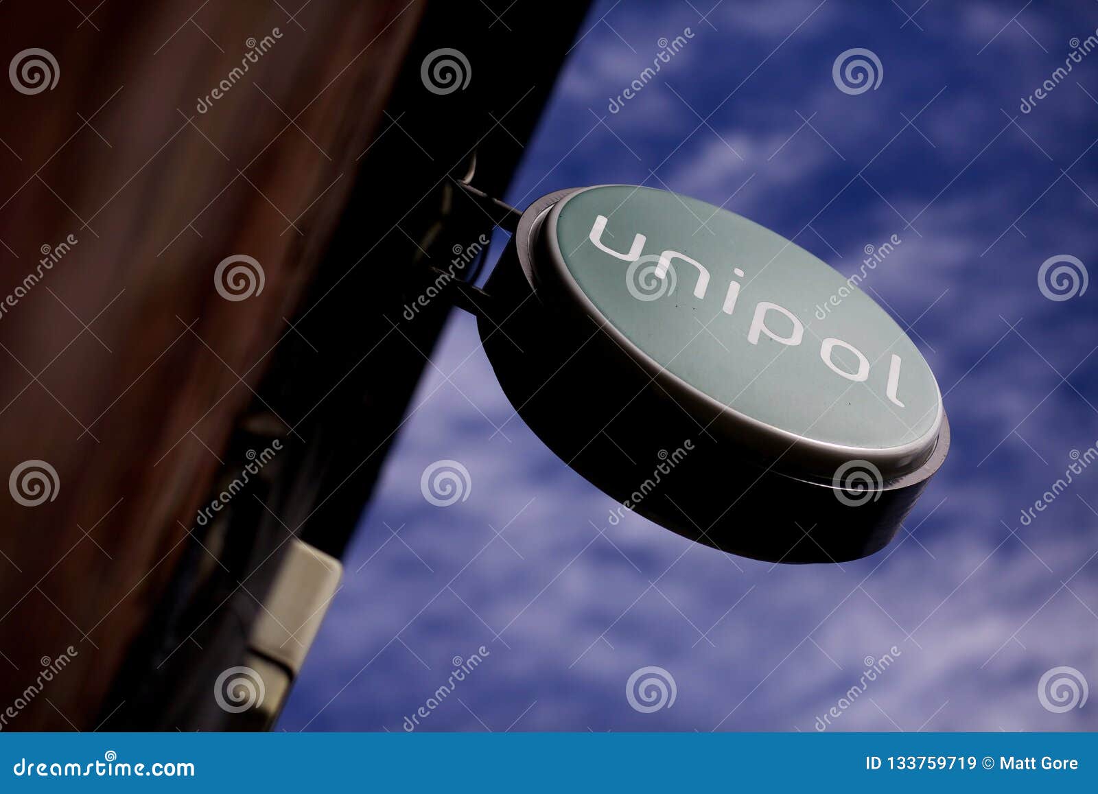Unipol Sign in Leeds City Centre, Yorkshire Editorial Stock Image ...