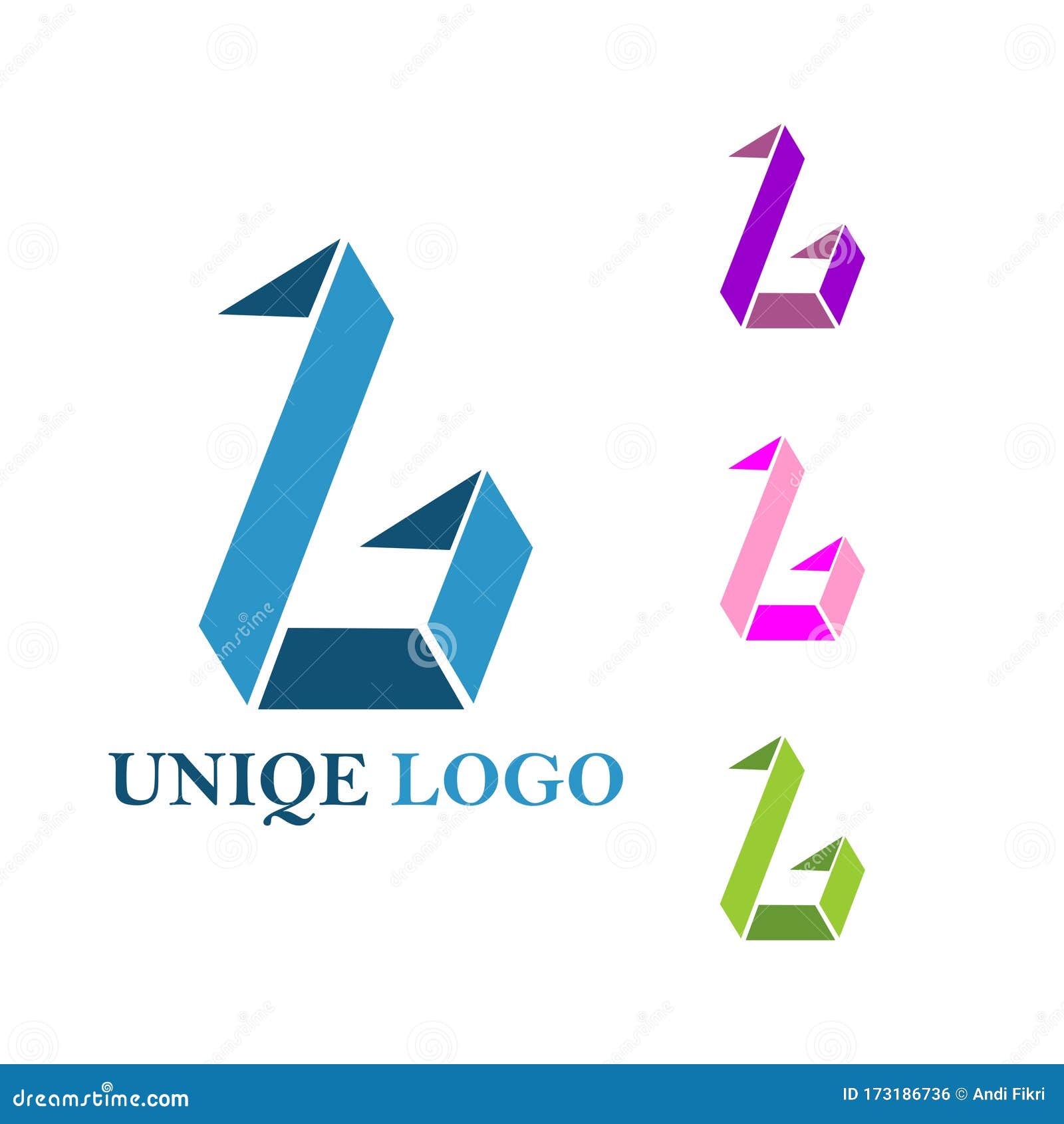 Uniqe Logo and Letter L stock vector. Illustration of creative - 173186736