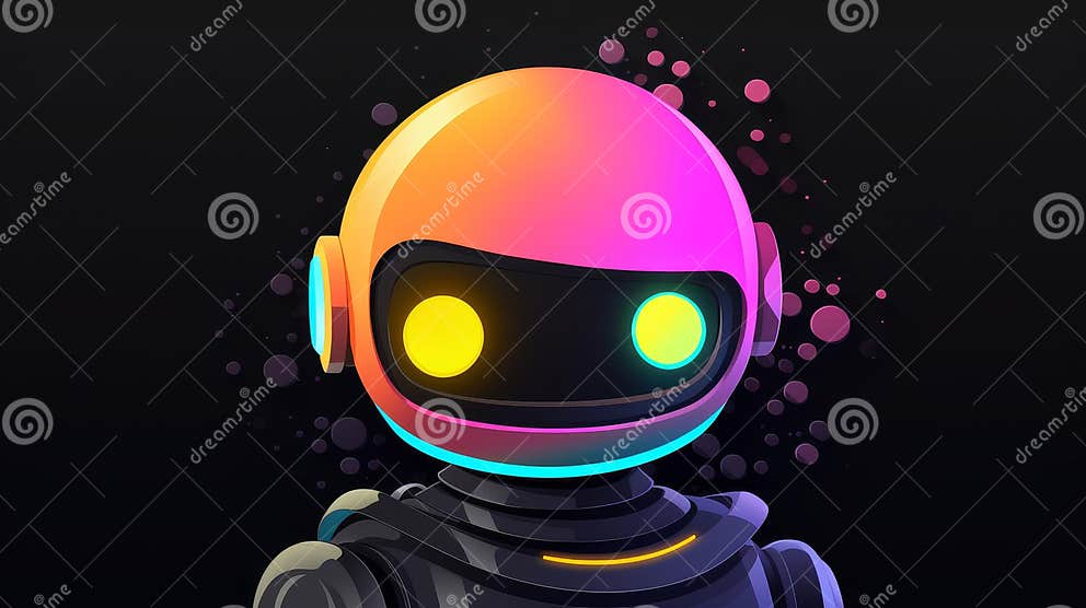 Unique Abstract Chatbot Icon Design with Speech Talk Bubble Element ...