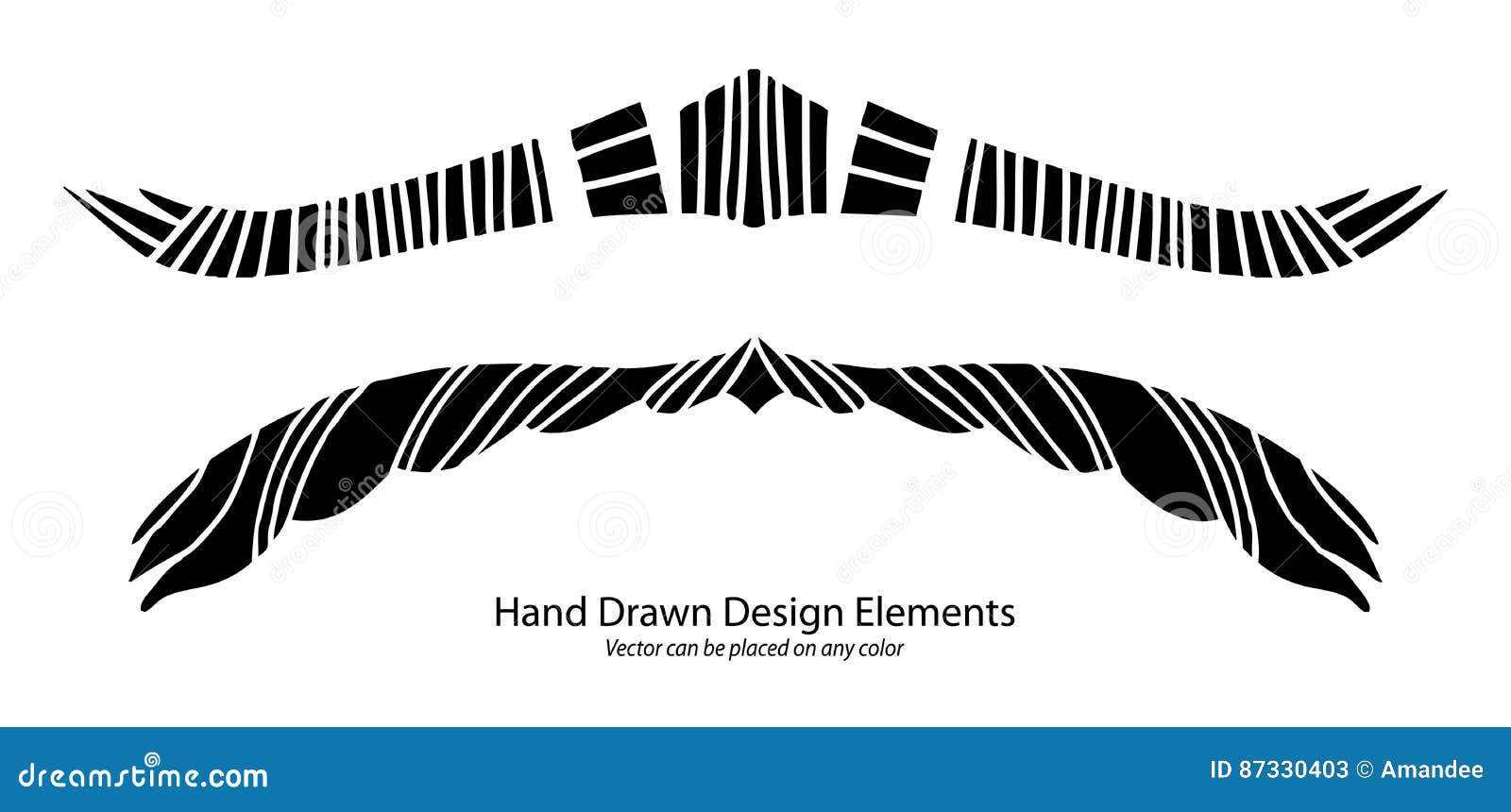 Unique Abstract Design Element Vector, Paragraph or Text Divider with ...