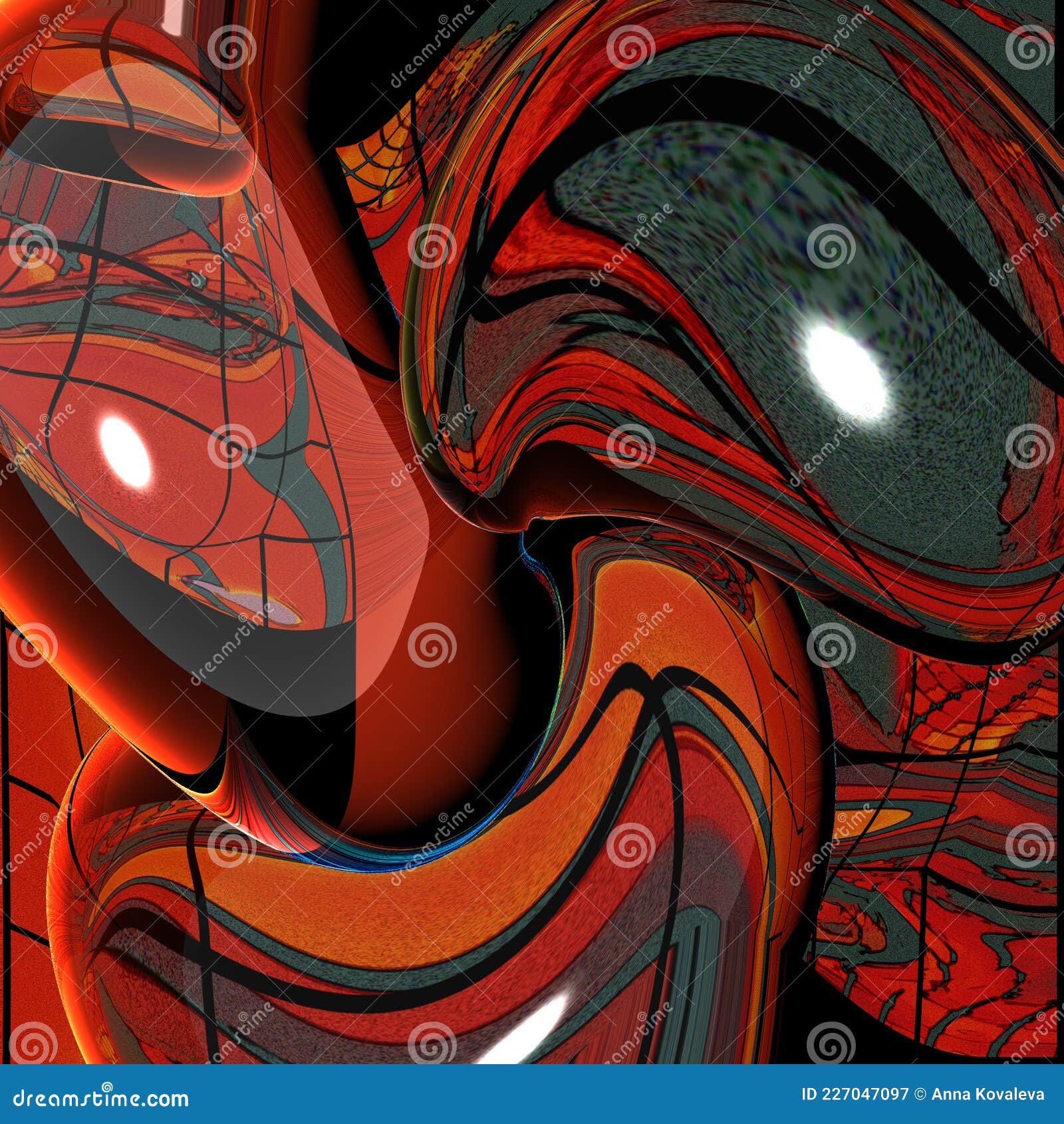 A Unique Abstract Illustration. Original Wallpapers. a Screensaver ...