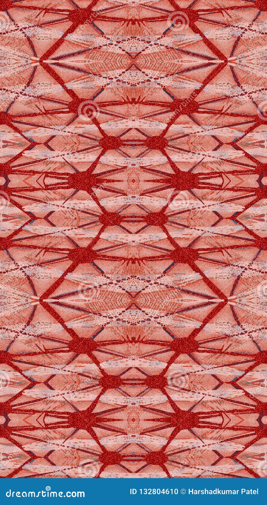 Abstract Colorful Block Print Pattern Stock Photo - Image of flower ...