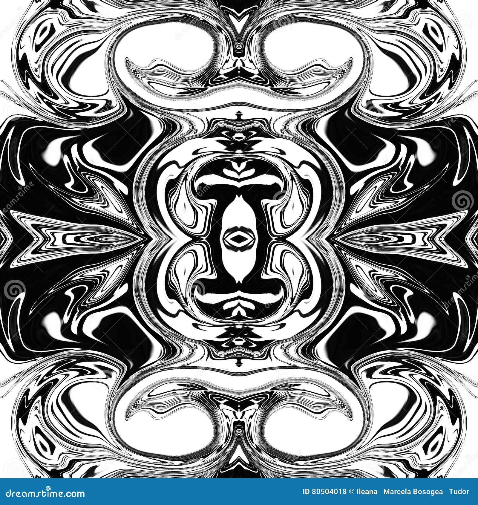 Unique, abstract pattern stock illustration. Illustration of artistic ...
