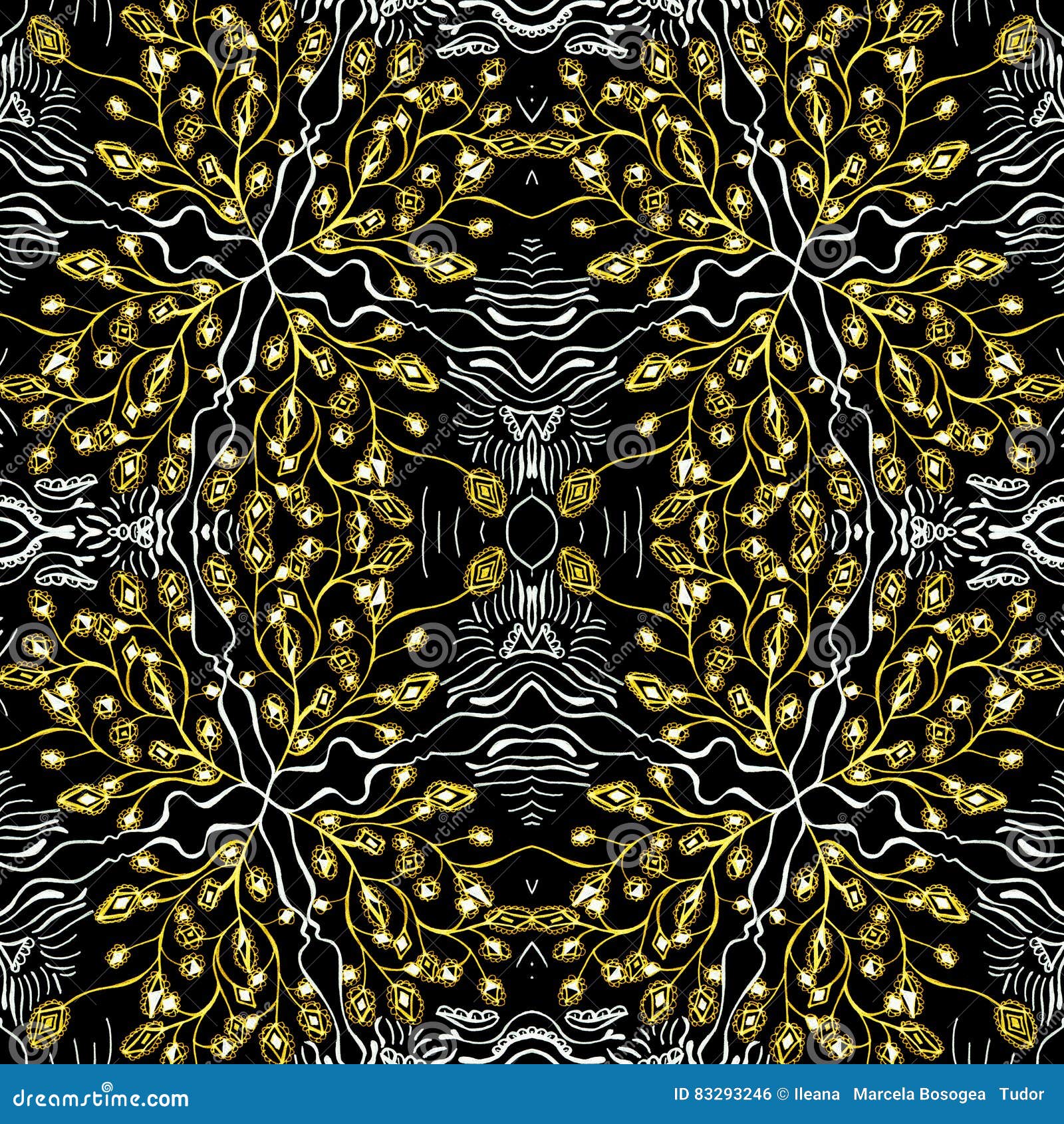 Unique, abstract pattern stock illustration. Illustration of colors ...