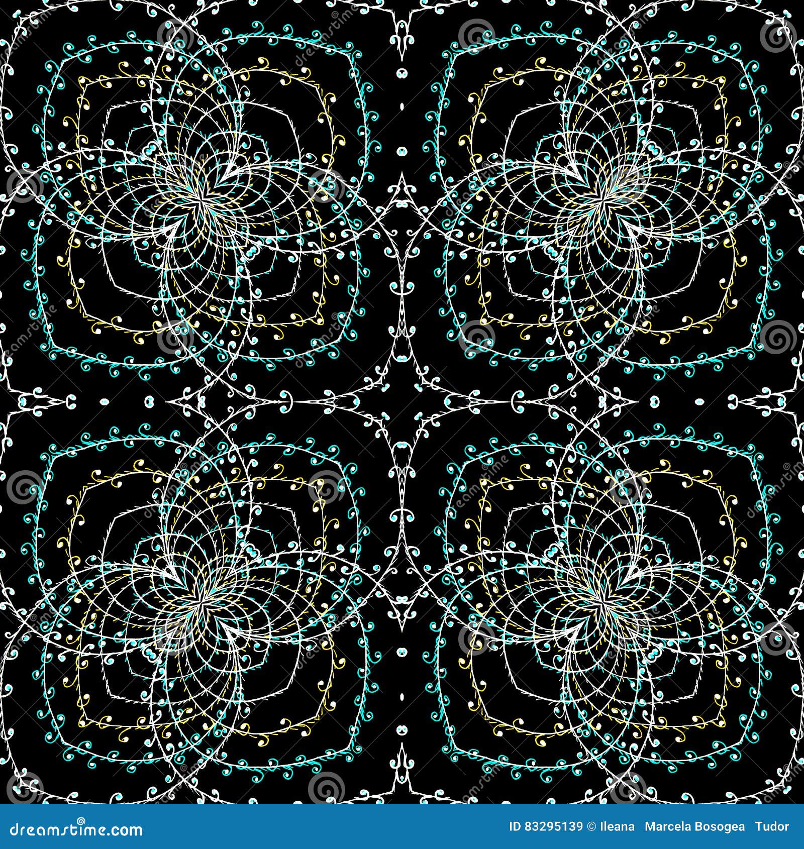 Unique, abstract pattern stock illustration. Illustration of decoration ...