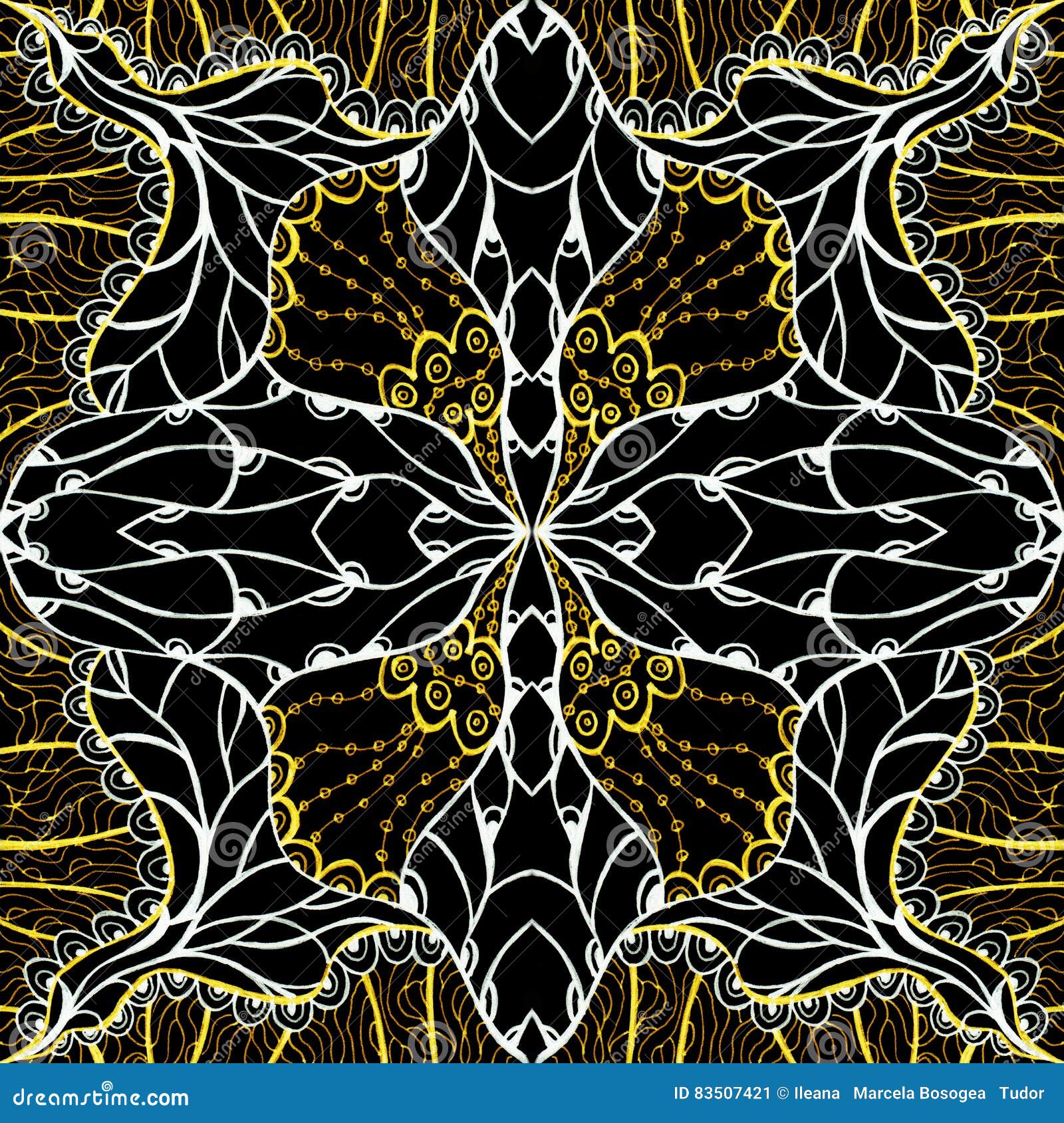 Unique, abstract pattern stock illustration. Illustration of fashion ...