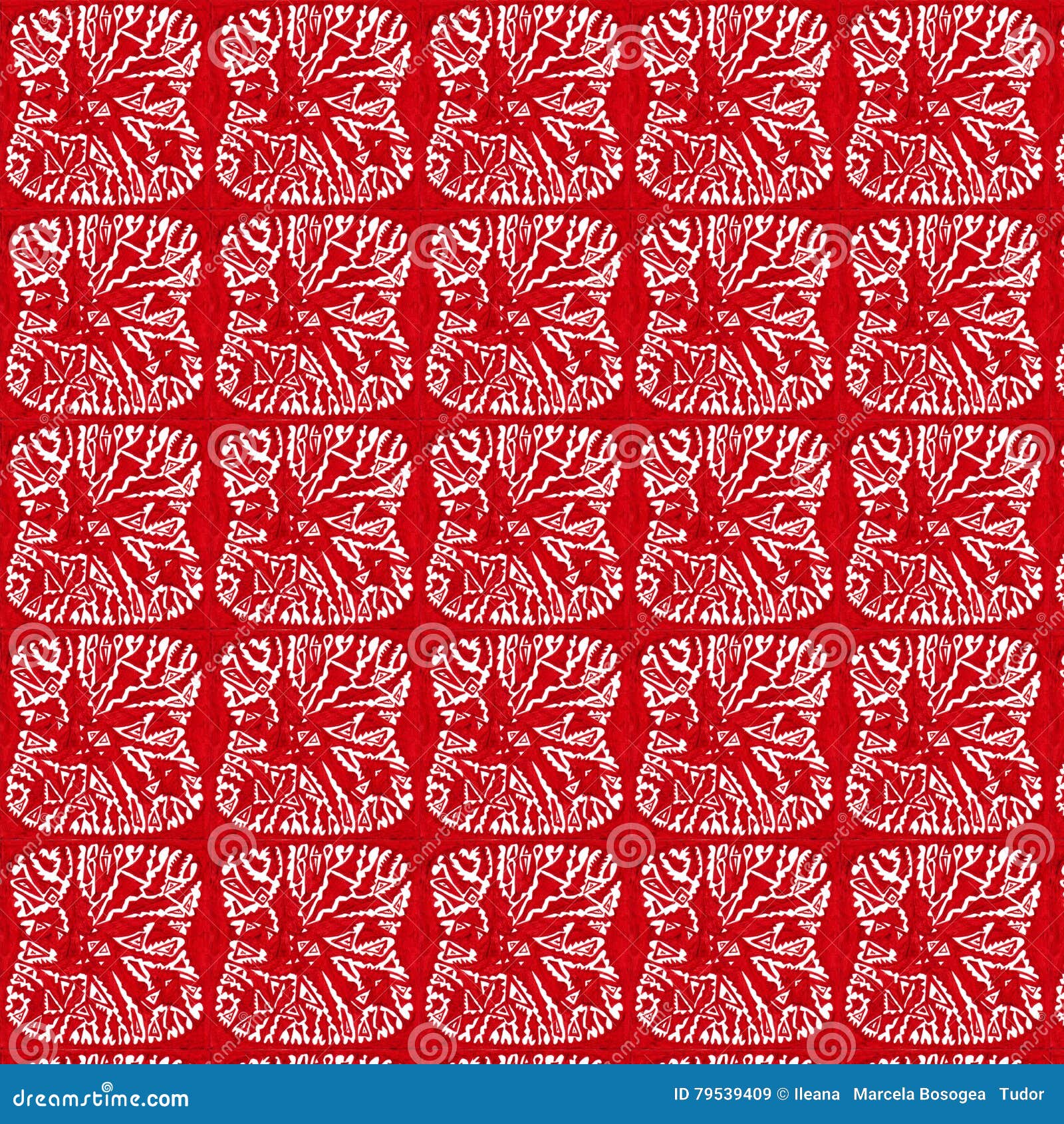 Unique, Abstract Pattern. Made with Unique Drawings Stock Illustration ...