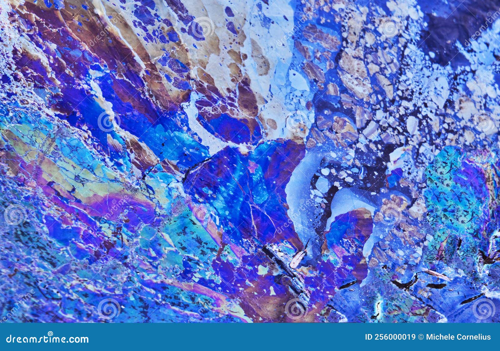 Unique Abstract in Shades of Blue Stock Image - Image of blue, shapes ...