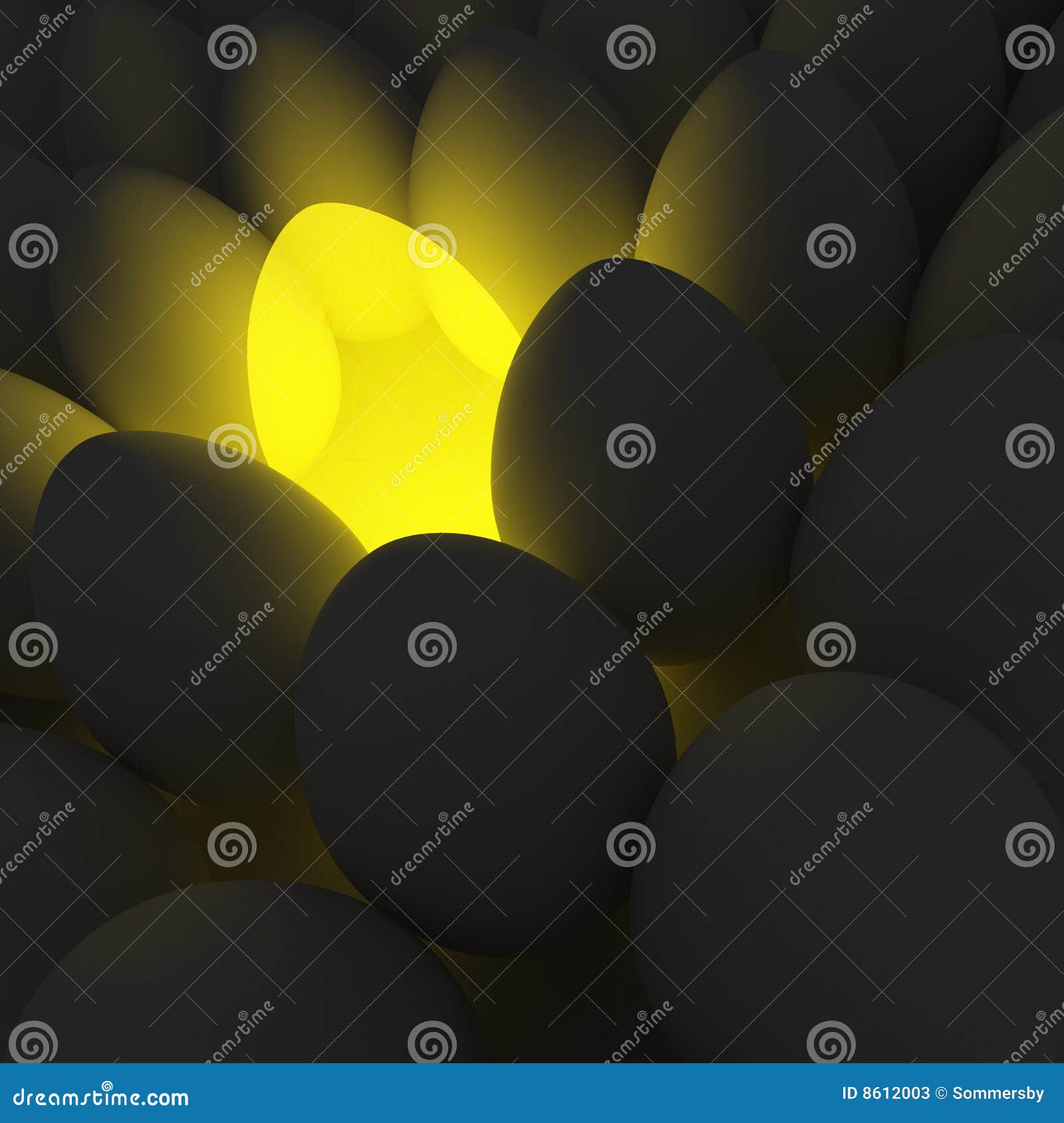 Unique Abstract Shining Egg Stock Illustration - Illustration of ...